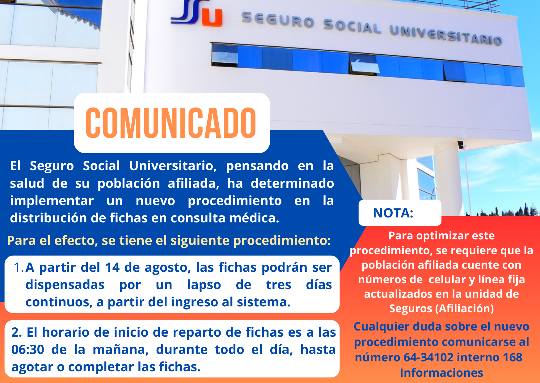 Seguro social Universitario Sucre